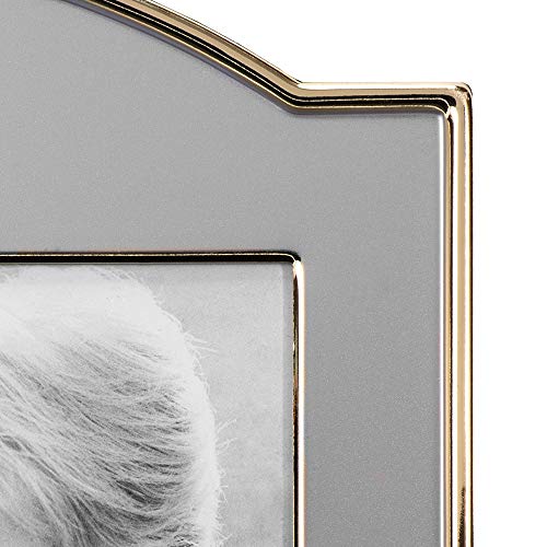 Malden International Designs Wedding 50th Anniversary Two Tone Picture Frame, 4x6, Gold/Silver