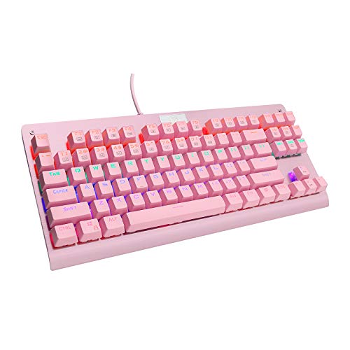 E-YOOSO K-620 Compact Solid Color Backlit & RGB Sidelight for PC, MAC, PS4 Gamer (Z77 CSP)