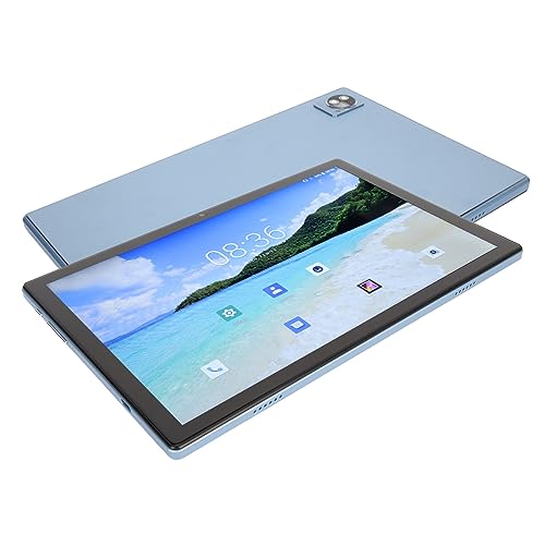 DAUERHAFT 10.1 Inch Tablet 2 Speakers 4G Tablet 100‑240V FHD Display 8 Cores for Travel (US Plug)