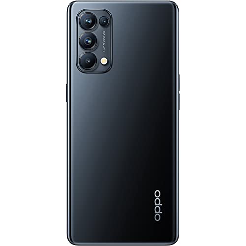 OPPO Reno5 5G Dual-SIM 128GB ROM + 8GB RAM (GSM Only | No CDMA) Factory Unlocked Android Smartphone (Starry Black) - International Version