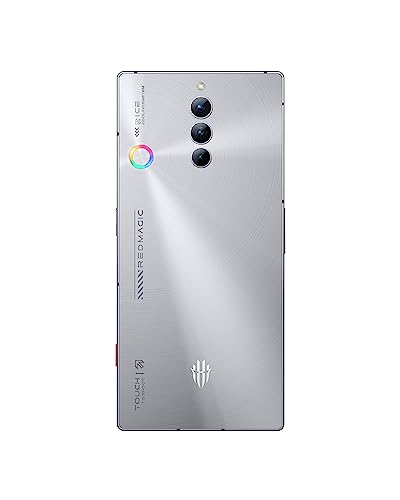 REDMAGIC 8S Pro Smartphone 5G, 120Hz Gaming Phone, 6.8" Full Screen, Under Display Camera, 6000mAh Android Phone, Snapdragon 8 Gen 2, 16+512GB, 65W Charger, Dual-Sim, US Unlocked Cell Phone Silver