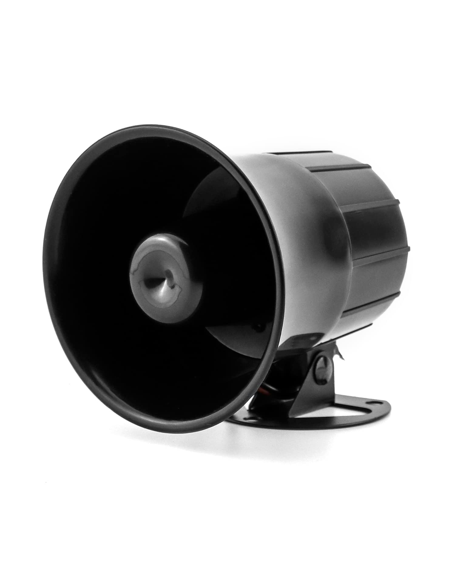 QWORK Electric Siren Horn, DC 12V Security Loud Wired Alarm Siren for Home Alarm System Security and Protection, 110 dB