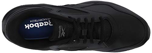 Reebok Men's Walk Ultra 7 DMX Max Shoe, Black/Grey/Royal, 11 Wide
