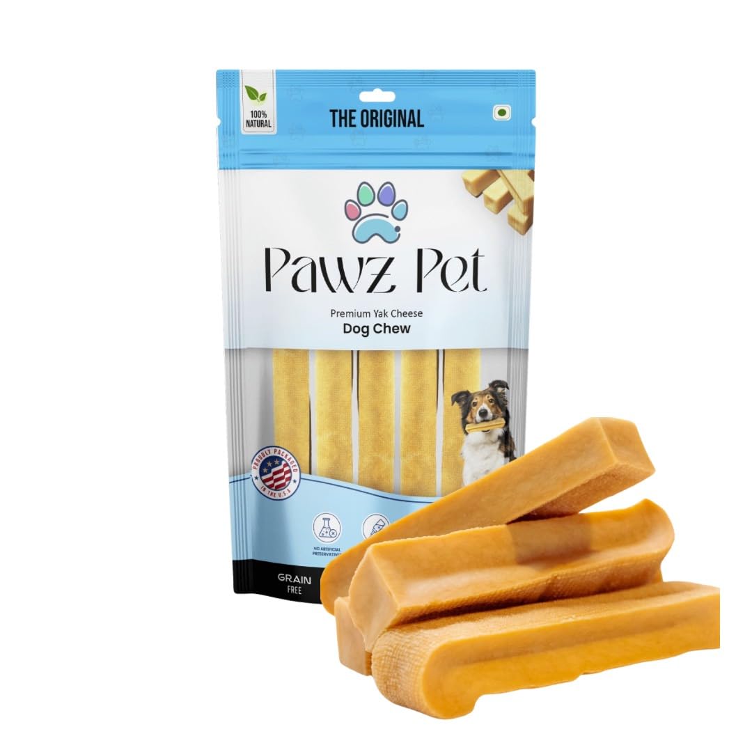 Himalayan Yak Chews for Dogs ā 100% Natural & Healthy Yak Cheese Chews - Medium (3 Pack) Dog Cheese Sticks - Gluten-Free High-Protein Premium Yak Bones for Dogs - Perfect for Long-Lasting Chewing