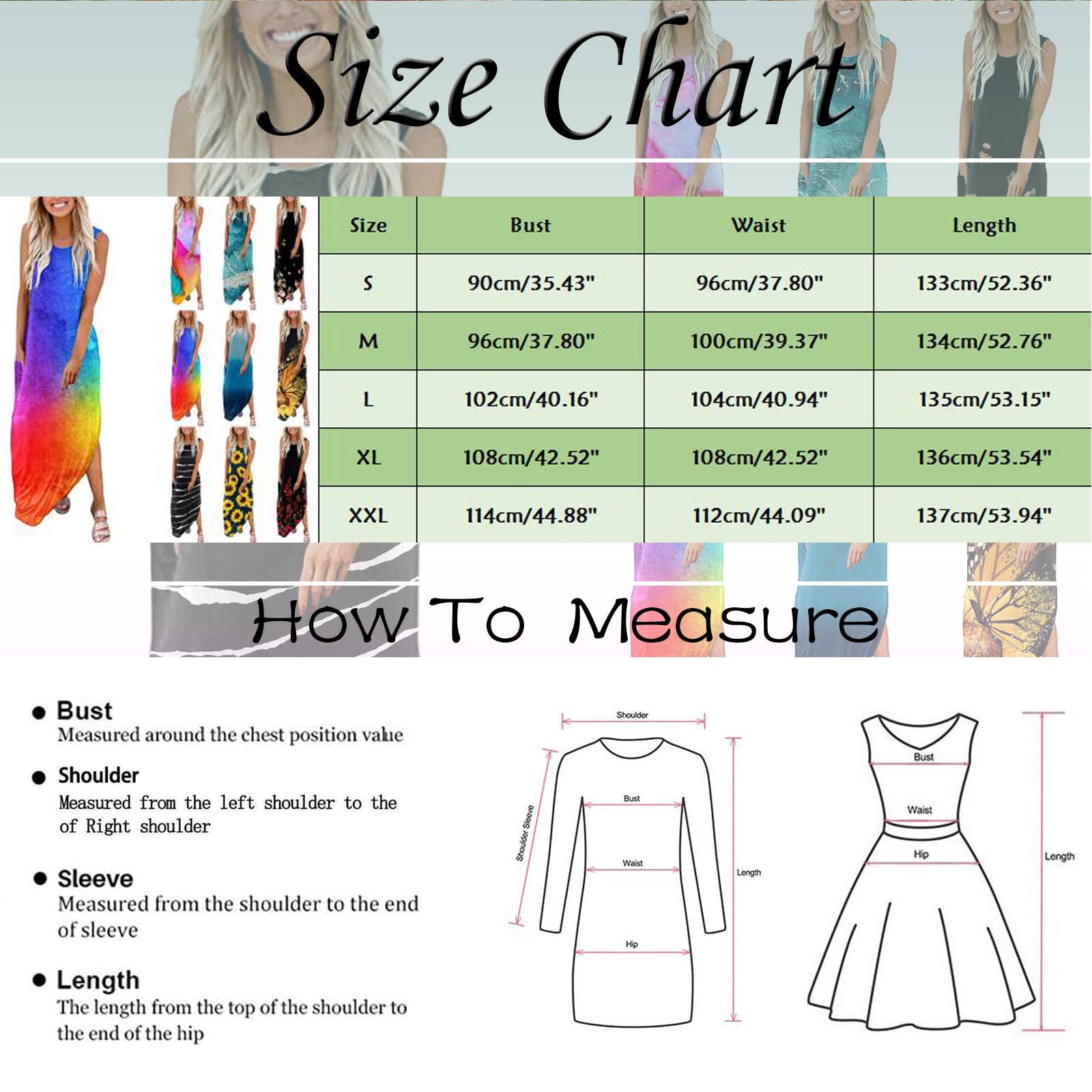 Formal Women Maxi Dress Summer Spring O Neck Dresses Sleeveless Split Long Boho Pocket Tank Beach Guest Skirts Blue