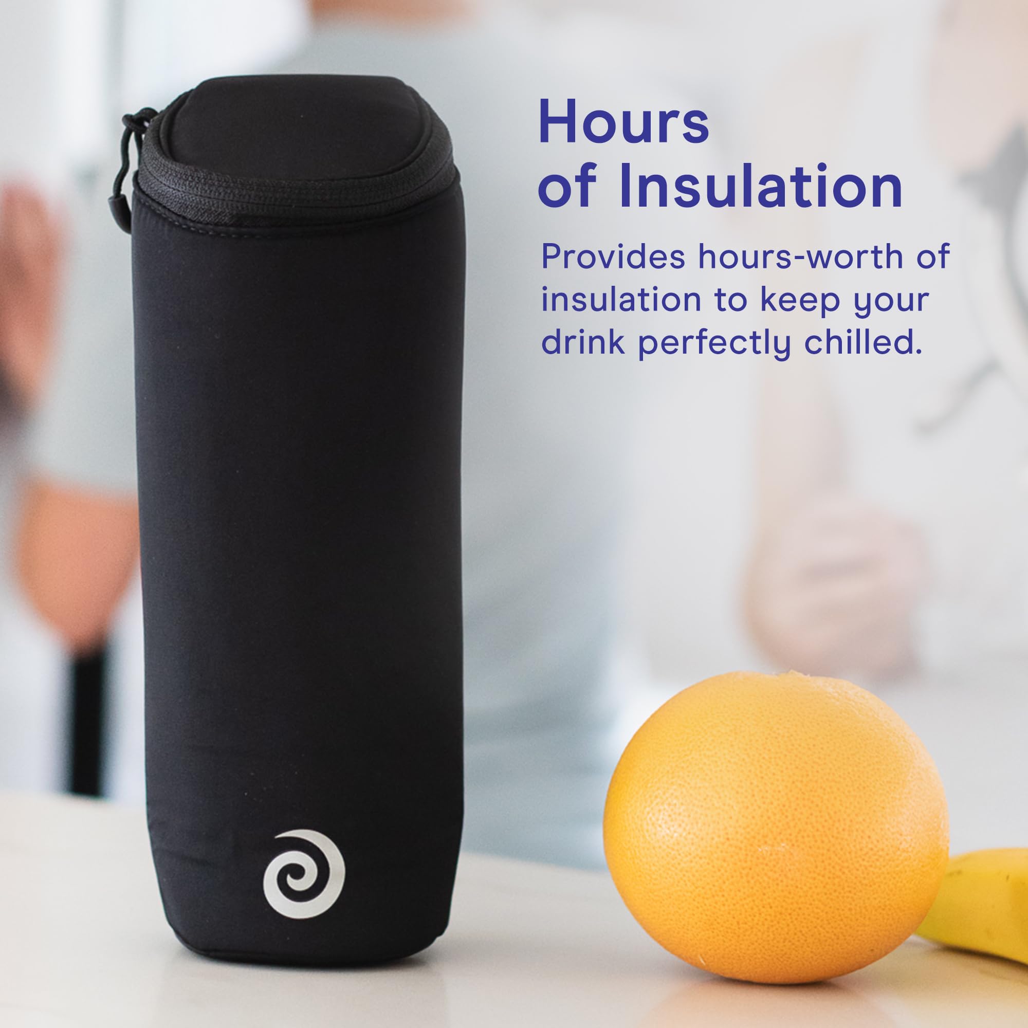 Jetsetter Insulated Sleeve - Standard (16oz) Black