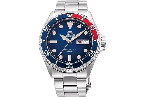 Orient Japanese Automatic Diving Watch with Stainless Steel Strap, Silver, 22 (Model: RA-AA0812L19B)