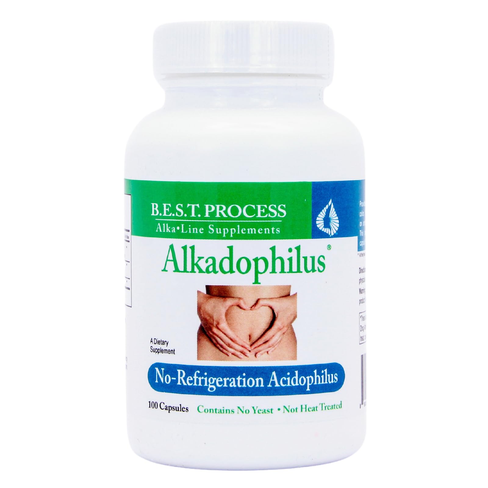Morter HealthSystem Alkadophilus (2 Pack) Best Process Alkaline — No Refrigeration Probiotic & Prebiotic Digestive Supplement — 1.5 Billion CFU of Good Bacteria & Beetroot