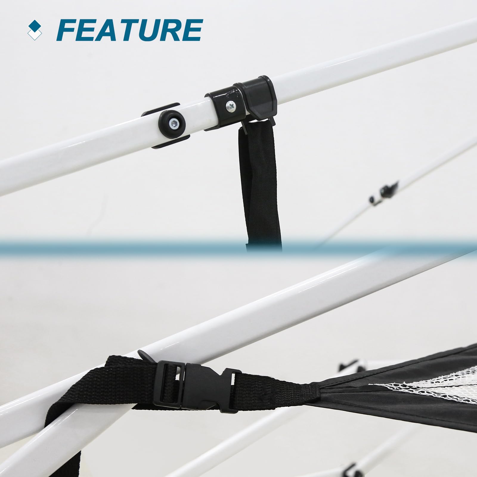 EAGLE PEAK 10x10 Pop up Canopy Tent Mesh Shelf, Universal Gear Loft Hanging Shelf, Fits for Most 10x10 Instant Canopies, Outdoor Canopy Shelf