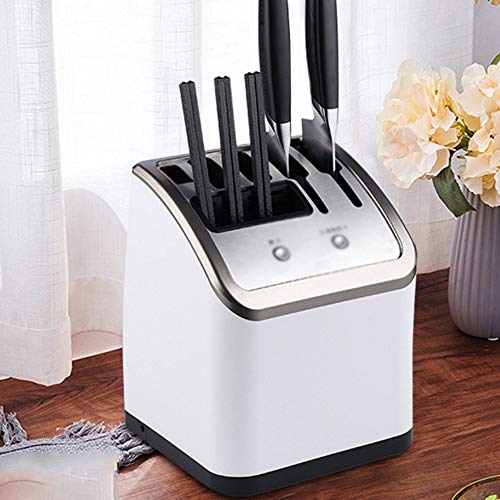 JHHDP Intelligent Knife Storage Rack Kitchen Knife Holder Multifunctional Combination Artifact Chopsticks Kitchen Knife Holder