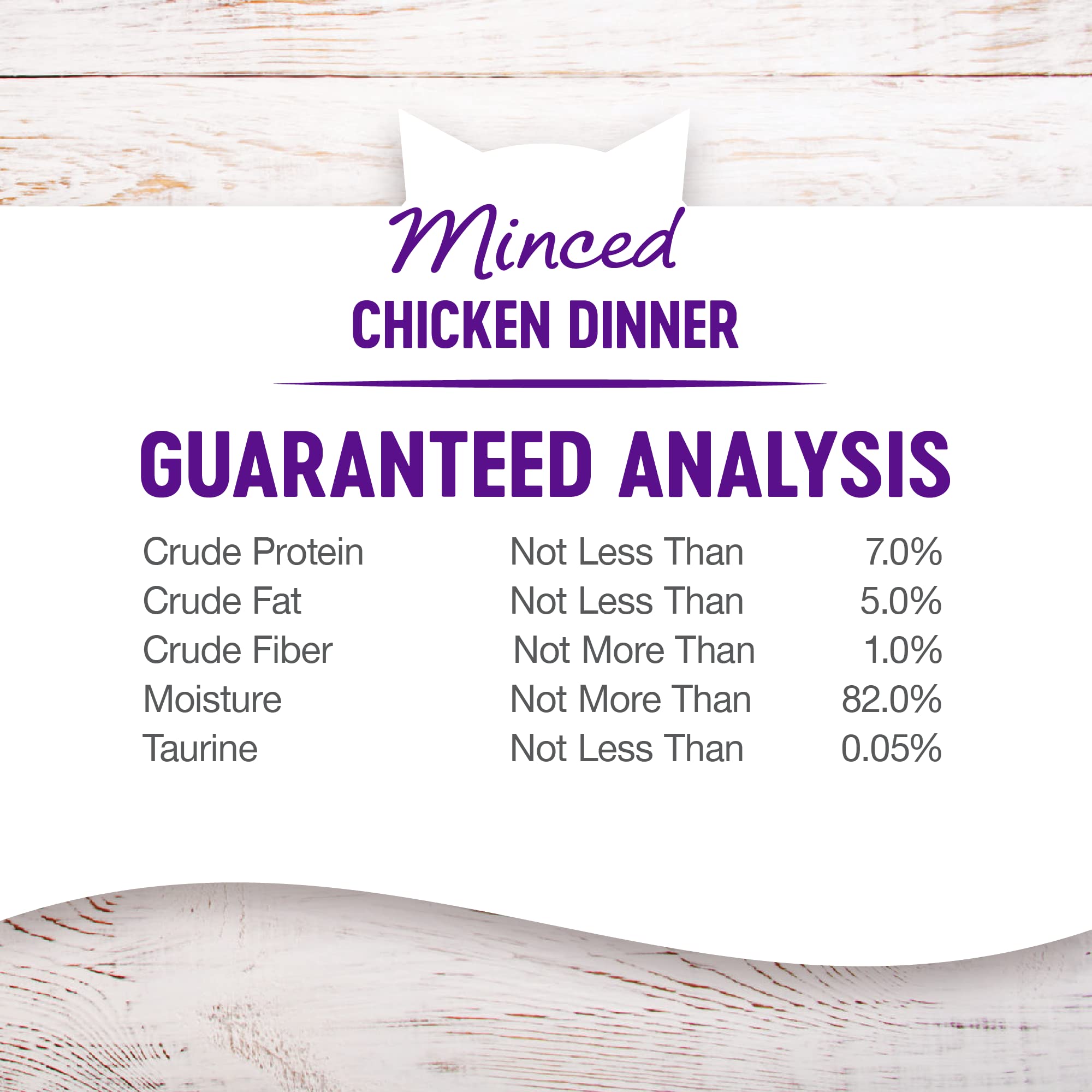 Wellness Complete Health Minced Grain Free Canned Cat Food, Chicken Dinner, 3 Ounces (Pack of 24)