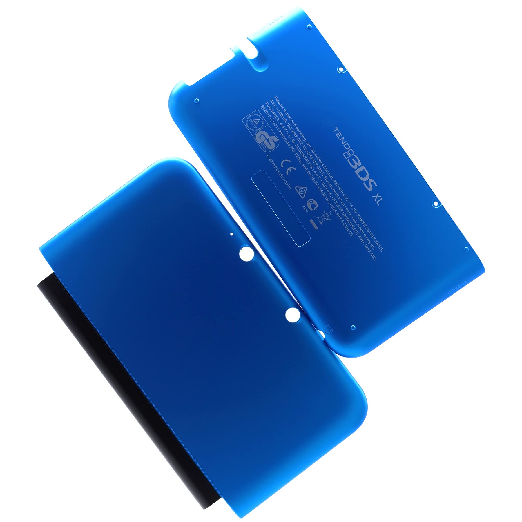 Deal4GO Housing Shell kit Front Top & Bottom Back Cover Plates Replacement for Nintendo 3DS XL / 3DS LL 2012 Console (Blue)