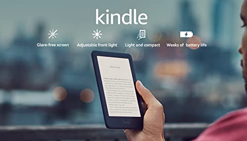 Kindle (2019 release)- With a Built-in Front Light - White - Without Lockscreen Ads + 3 Months Free Kindle Unlimited (with auto-renewal)