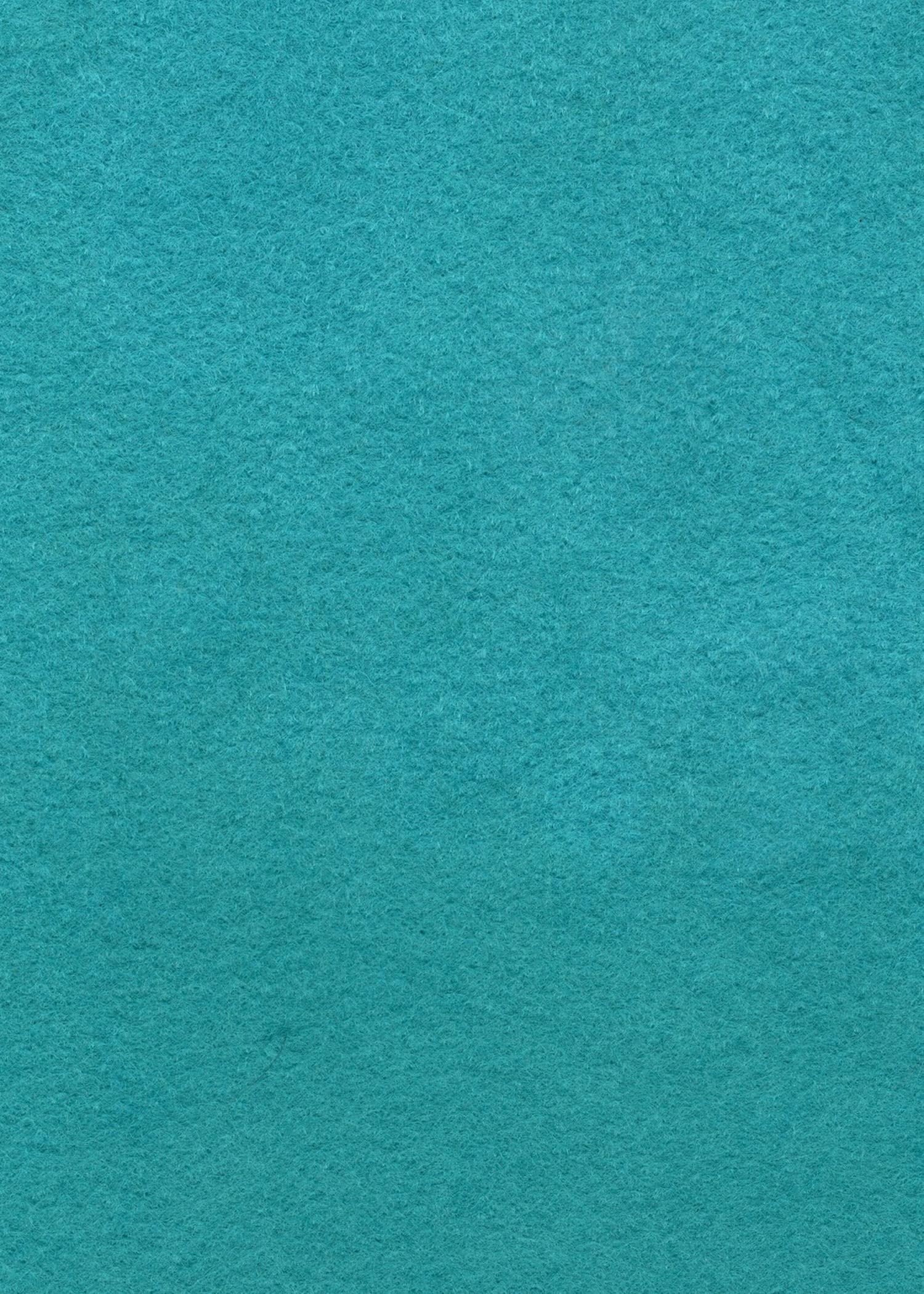 Peacock Blue Turquoise - Wool Felt Oversized Sheet - 20% Wool Blend - 1 12x18 inch Sheet
