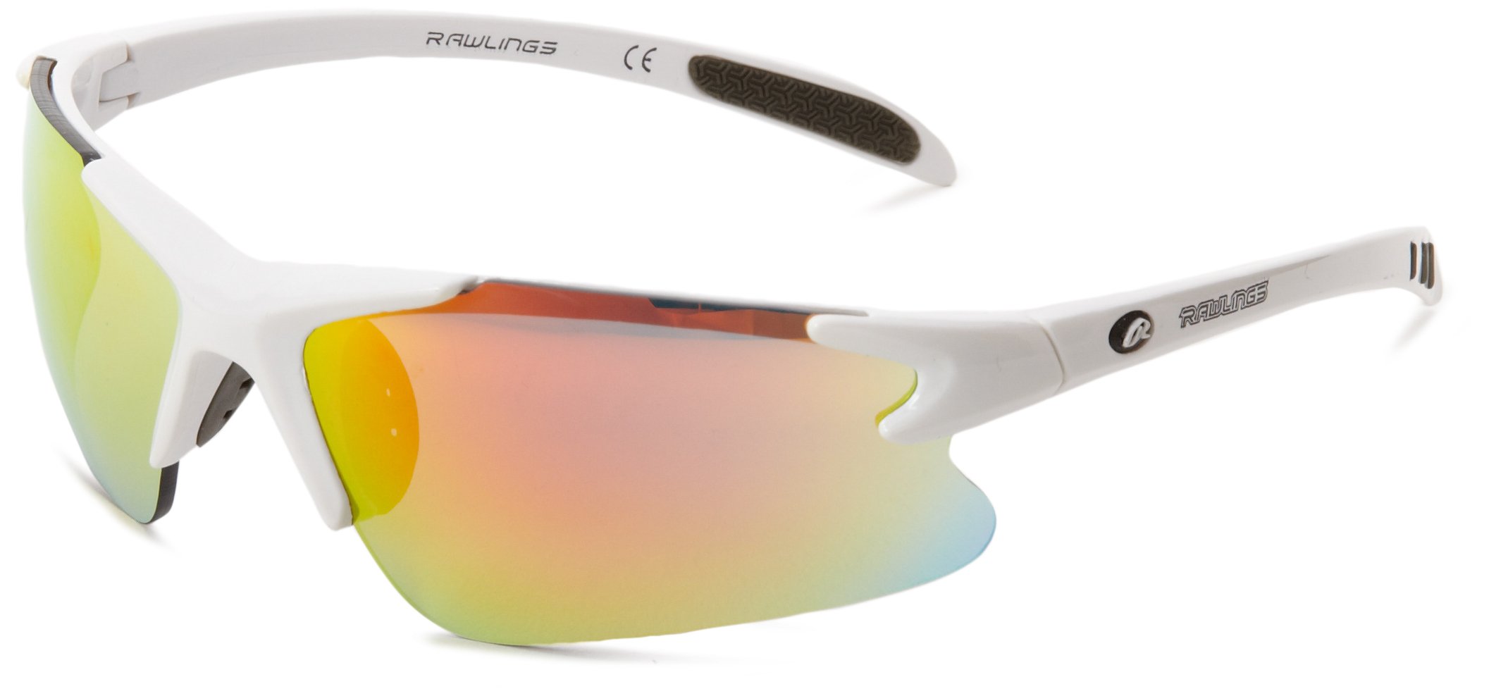 Rawlings Boys' Ry103 semi Rimless Sunglasses, White, 91 mm