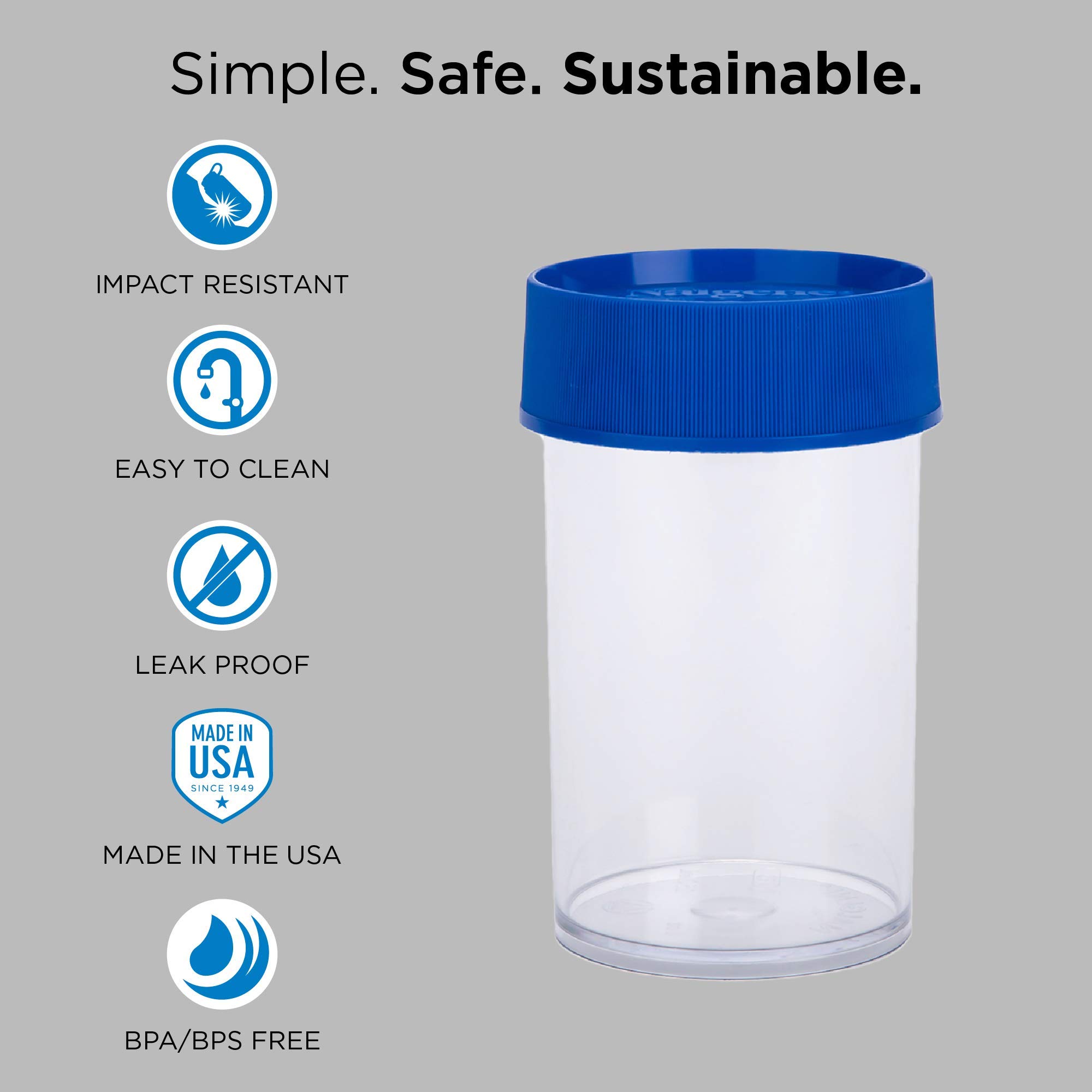 Nalgene Outdoor Storage Container, 32-Ounce, Clear