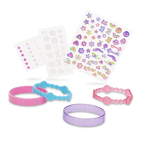 Melissa & Doug Design-Your-Own Jewelry-Making Kits - Bangles, Headbands, and Bracelets - DIY , Decorate With Stickers, Crafting Set For Kids Ages 4+