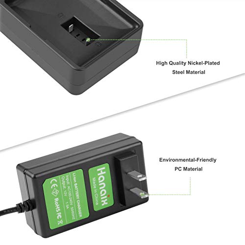 Hanaix 12V Lithium Charger for Ryobi CB120L CB121L BPL-1220 L1212R CD100 130503001 130503005 (not for CB120N) Ryobi 12V Portable Charger