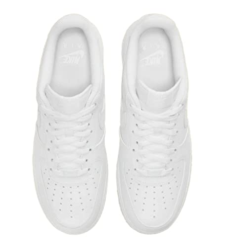 Nike Men's Air Force 1 Low '07 Shoe, White/White-gum Light Brown, 13