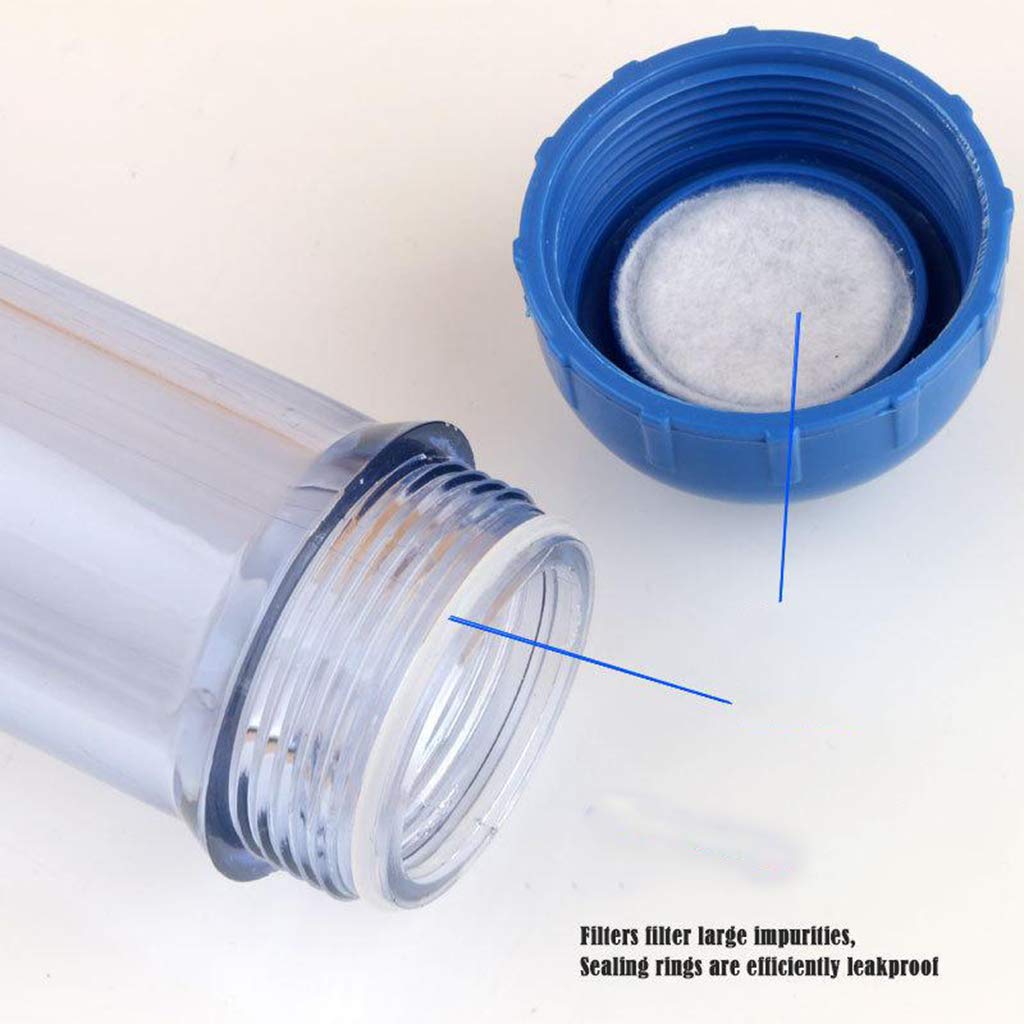 homozy T33 Water Filter Housing Empty Bottle Refill Two DIY Refillable Filter Shell Inline Filters Tube Reverse Osmosis