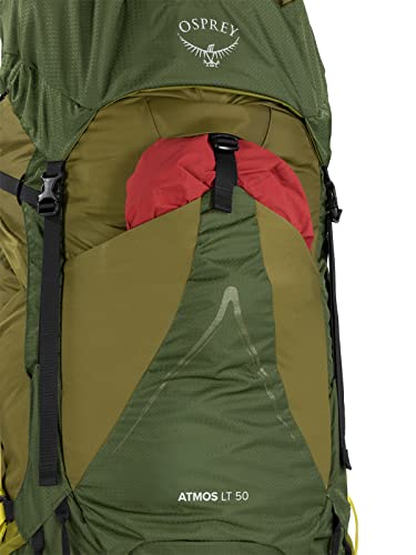 Osprey Atmos AG LT 50L Men's Backpacking Backpack, Night Shift/Scoria Blue, L/XL
