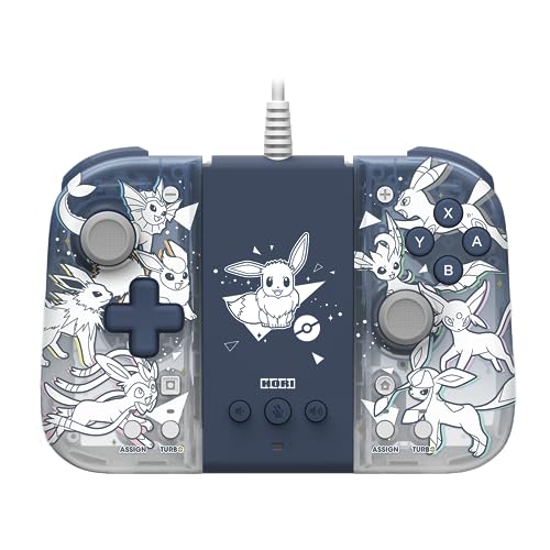 HORI Split Pad Compact Attachment Set (Eevee) for Nintendo Switch - Officially Licensed By Nintendo and The Pokémon Company International