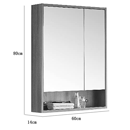 DSDD Mirrors Wall, Dressing Table with Objective Lens, Bathroom Medicine Cabinet, Bathroom Anti-Fog Box