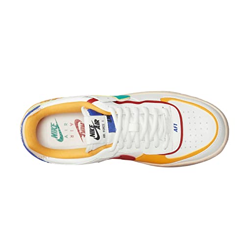 Nike Women's Air Force 1 shoe, Summit White/Neptune Green, 9