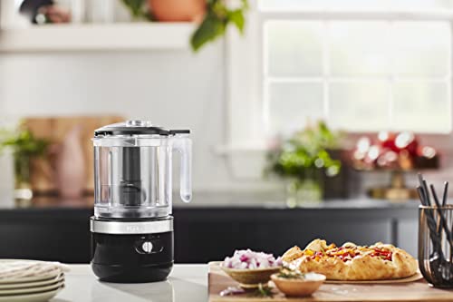KitchenAid 5 Cup Cordless Food Chopper, Onyx Black