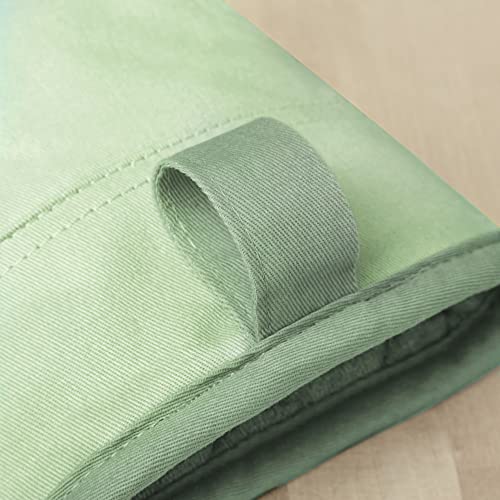 KitchenAid Beacon Two-Tone Non-Slip Mini Oven Mitt Set, Pistachio/Graphite Green, 5.5"x8", 2 Piece