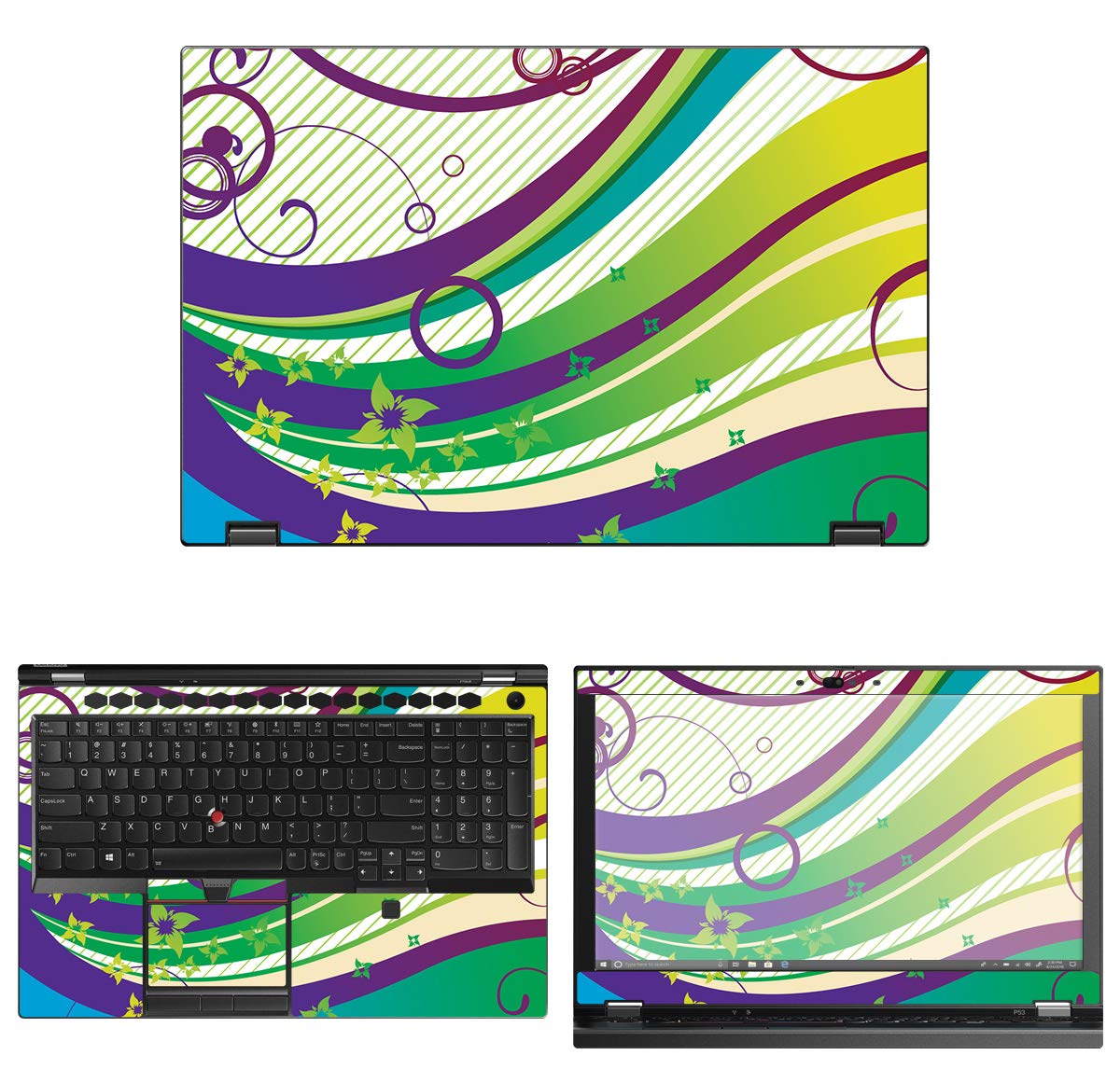 Decalrus - Protective Decal Skin Sticker for Lenovo ThinkPad P53 (15.6" Screen) case Cover wrap LEthnkpd15_P53-186