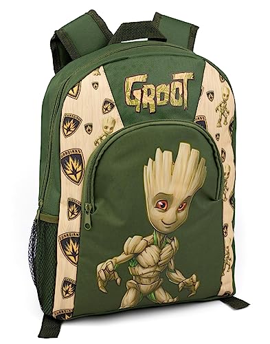 Marvel Groot Backpack For Kids Character Green Travel School Rucksack Bag