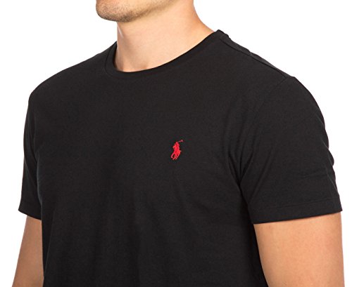 Polo Ralph Lauren Men's Pony Logo Crew Neck T-Shirt, Rl Black, Large