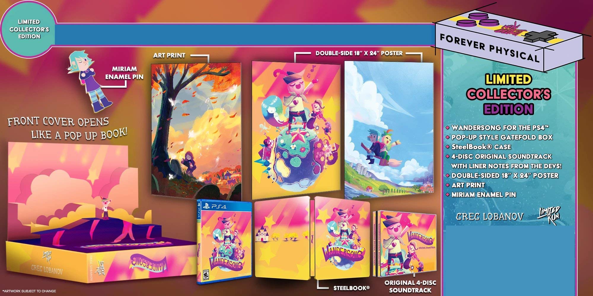 Wandersong - Pop-Up Edition - Limited Run #049 - PlayStation 4