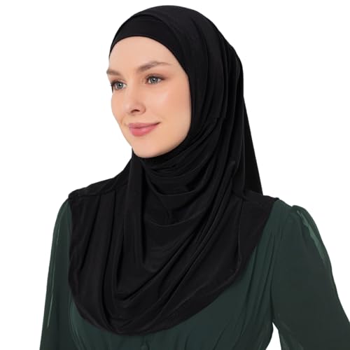 istanbul styles Elegant Stretchable Hijab for Women, Instant and Durable, Tailored for Muslim Women Consists of 2pieces