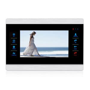GreBear QJB-01 Computer Monitors 7 Inch FHD 1080p PC Monitors Built in Speaker,60Hz Type C,Low Blue Light Anti-Glare IPS Screen LCD 7" Desktop Display DP