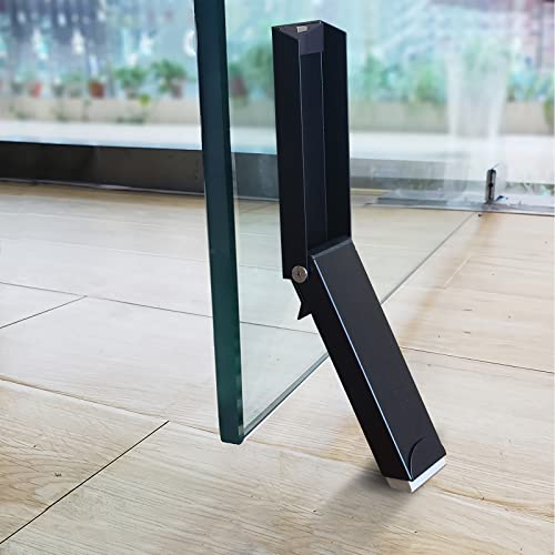 Easy Pedal Door Stoppers, No Drilling Door Stop Hold Door Open, One Touch Kick Down Doorstop Holder for Bottom of Door(White, 1 Pack)