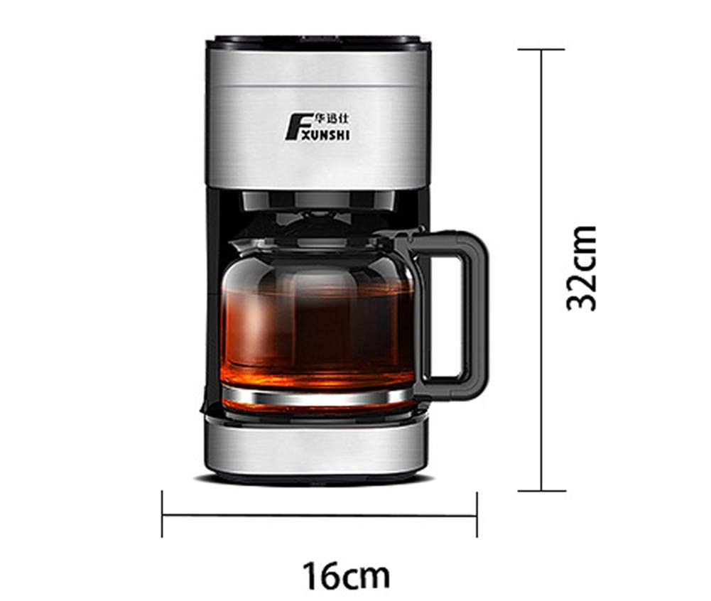 NOALED Coffee Maker Stove Top, Coffee Machine Espresso Coffee American Home Coffee Pot Automatic Tea Machine 1.5L Capacity