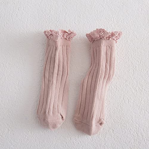 XiPriway Little Girls Vintage Ruffle Ankle Lace Socks Toddler Girl Boot Socks,Mixed 6 Pairs