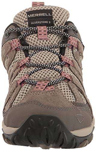 Merrell Women's Alverstone 2 Waterproof Hiking Shoe, Aluminum, 10 Wide