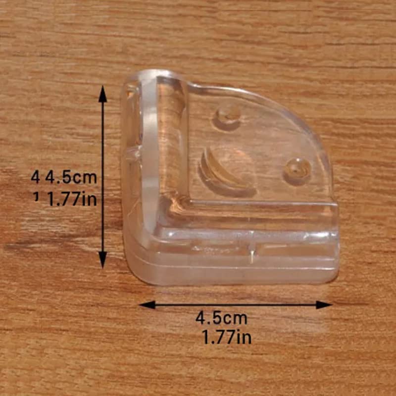 Furniture Edge Bumper Guards- Toddler/Baby Safety Table Corner Protector Covers- Transparent Adhesive Gel- 12 Pack
