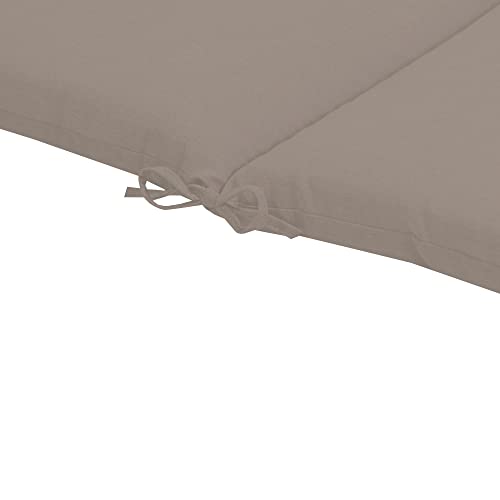 Decor therapy Outdoor Patio Taupe Chaise Cushion 21.5 in. x 72 in. x 4 in.