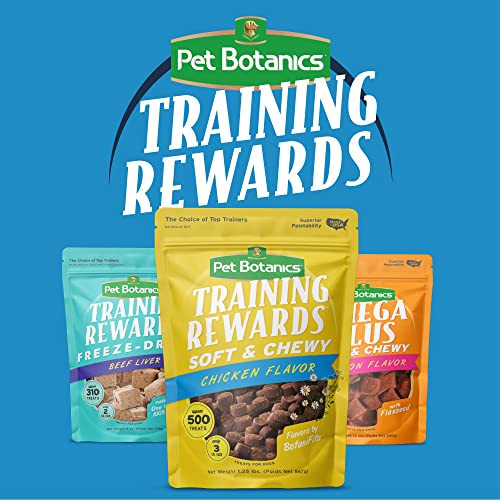 Pet Botanics 20 oz. Pouch Training Reward Soft & Chewy, Chicken Flavor, with 500 Treats Per Bag, The Choice of Top Trainers