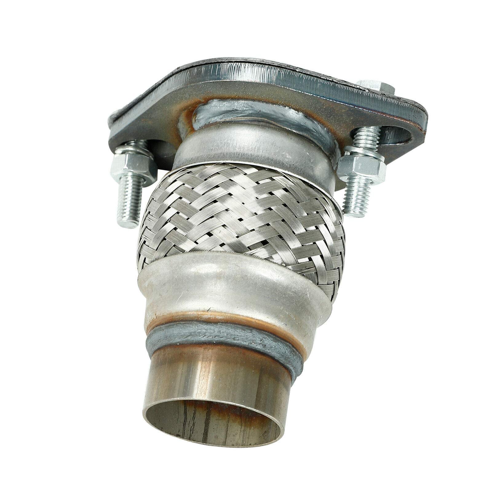EASYBERG Stainless Steel Flange Flex Coupling Exhaust Repair Pipe Compatible with 2000-2007 Ford Taurus 2000-2005 Mercury Sable