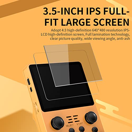 Portable Handheld Games Console,Game Player 3.5-Inch Color Screen Rechargeable Battery Best Gift-A