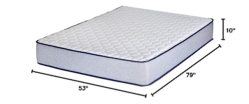 Mayton, 10-Inch Medium Firm High Density Foam Mattress, Comfortable Mattress for Cooler Sleep, Supportive & Pressure Relief, Full XL