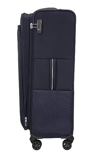 Samsonite Popsoda Luggage- Suitcase, Spinner L erweiterbar (78 cm - 112.5 L), Blau (Dark Blue)