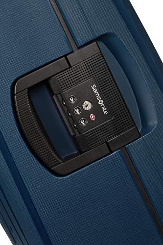 Samsonite Unisex_Adult Luggage Suitcase, Blue (Navy Blue), M (69 cm-79 L)