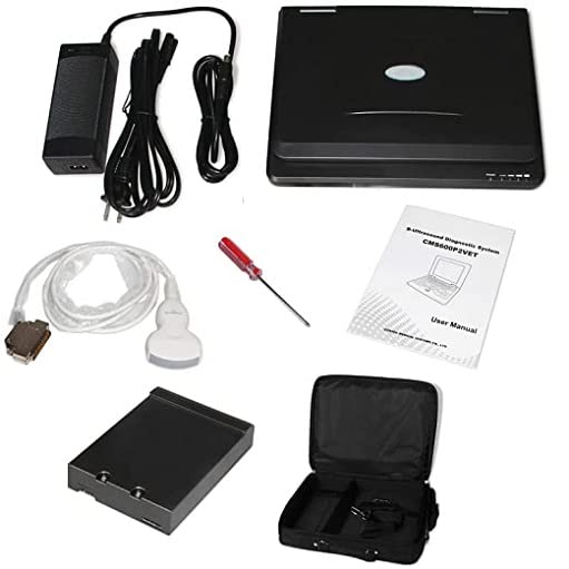 Portable Vet Veterinary B-Ultrasound Scanner,for Pregnancy,with Convex Probe for Horse,Goat,Cow,Sheep and Pig, CMS600P2 Vet CONTEC(Convex Probe)
