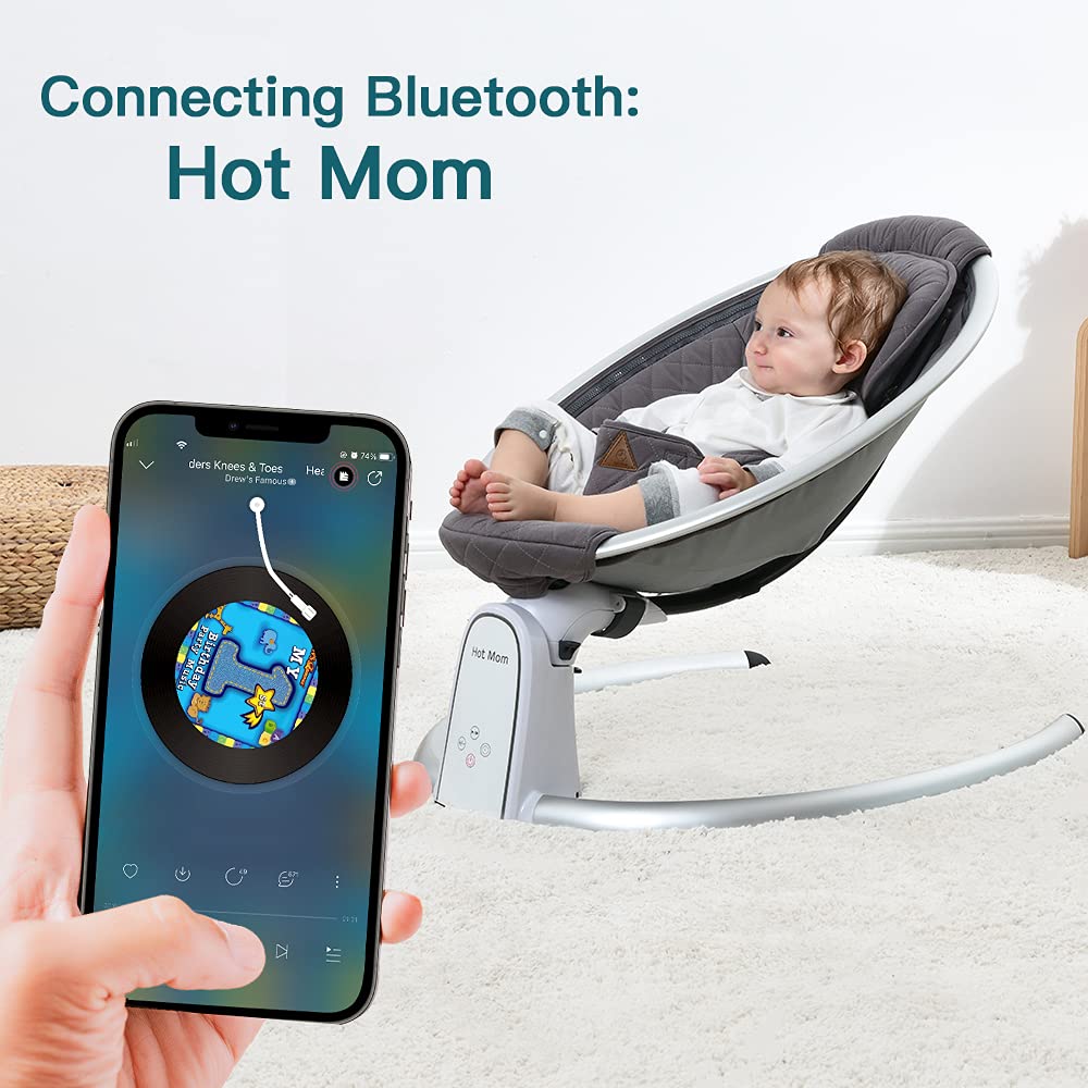Hot Mom Luxury 360 Degree Rotation Baby Stroller and Electric Baby Swing